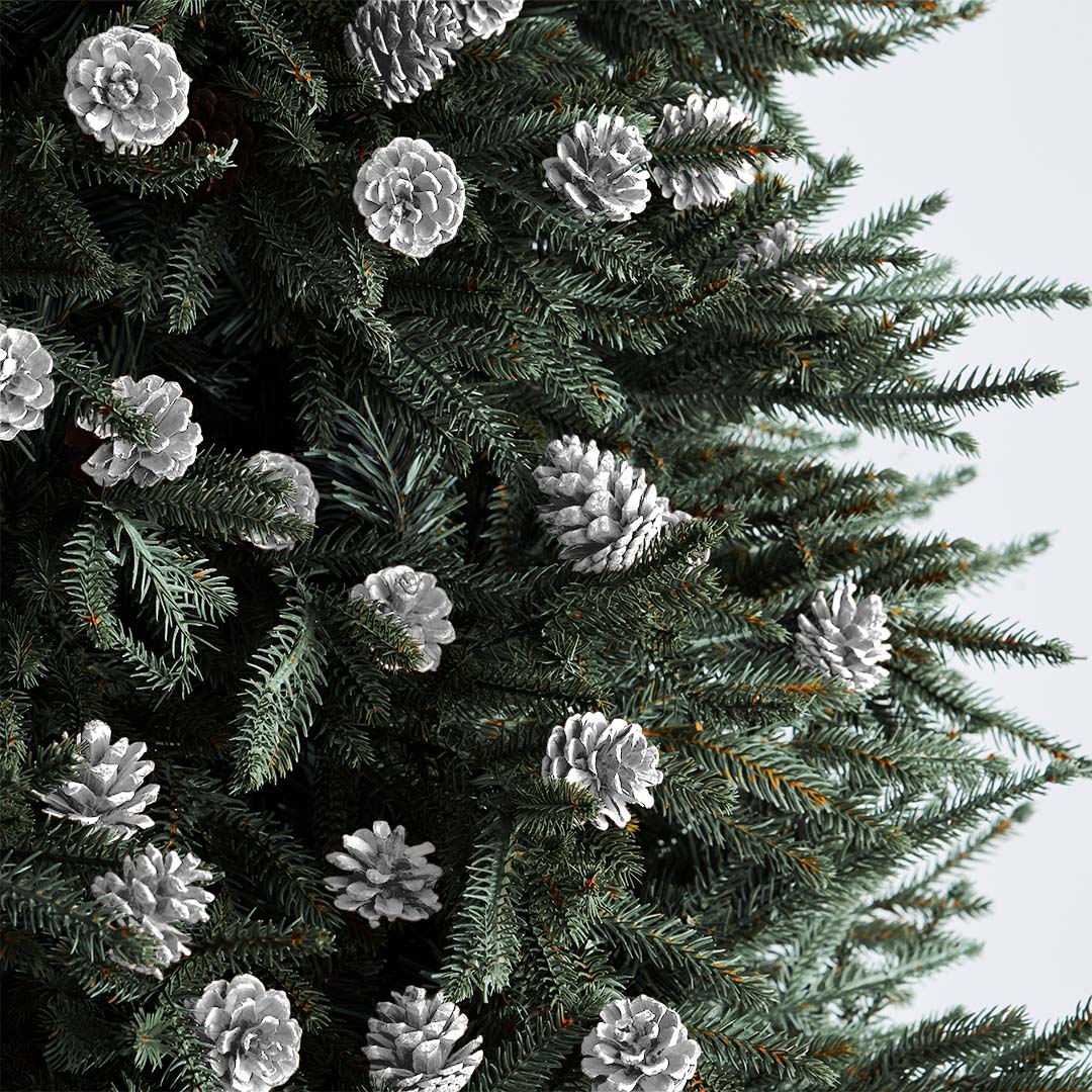 Mini Pine Cones - Silver - Christmas Tree Malaysia by Masons | #1 ...